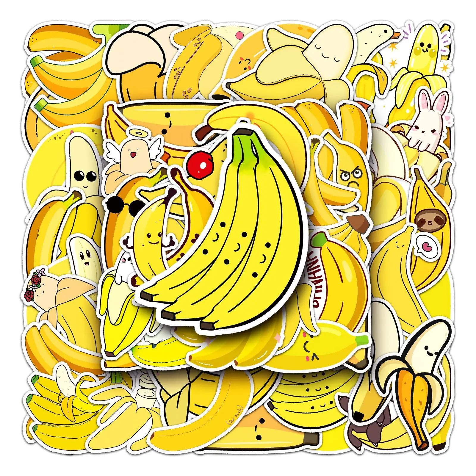 Stickers-Banana-Fruit-Kawaii-Kids-Toys-Sticker-Stationery-Graffiti ...