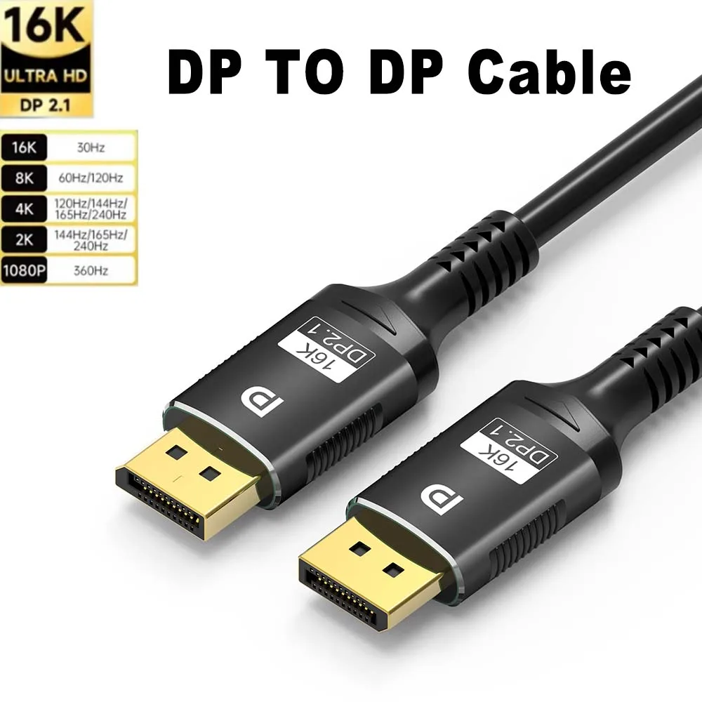 Cabo-Displayport-de-V-deo-HDR-Cabo-HDMI-para-Gr-ficos-PC-TV-Monitor-16K ...