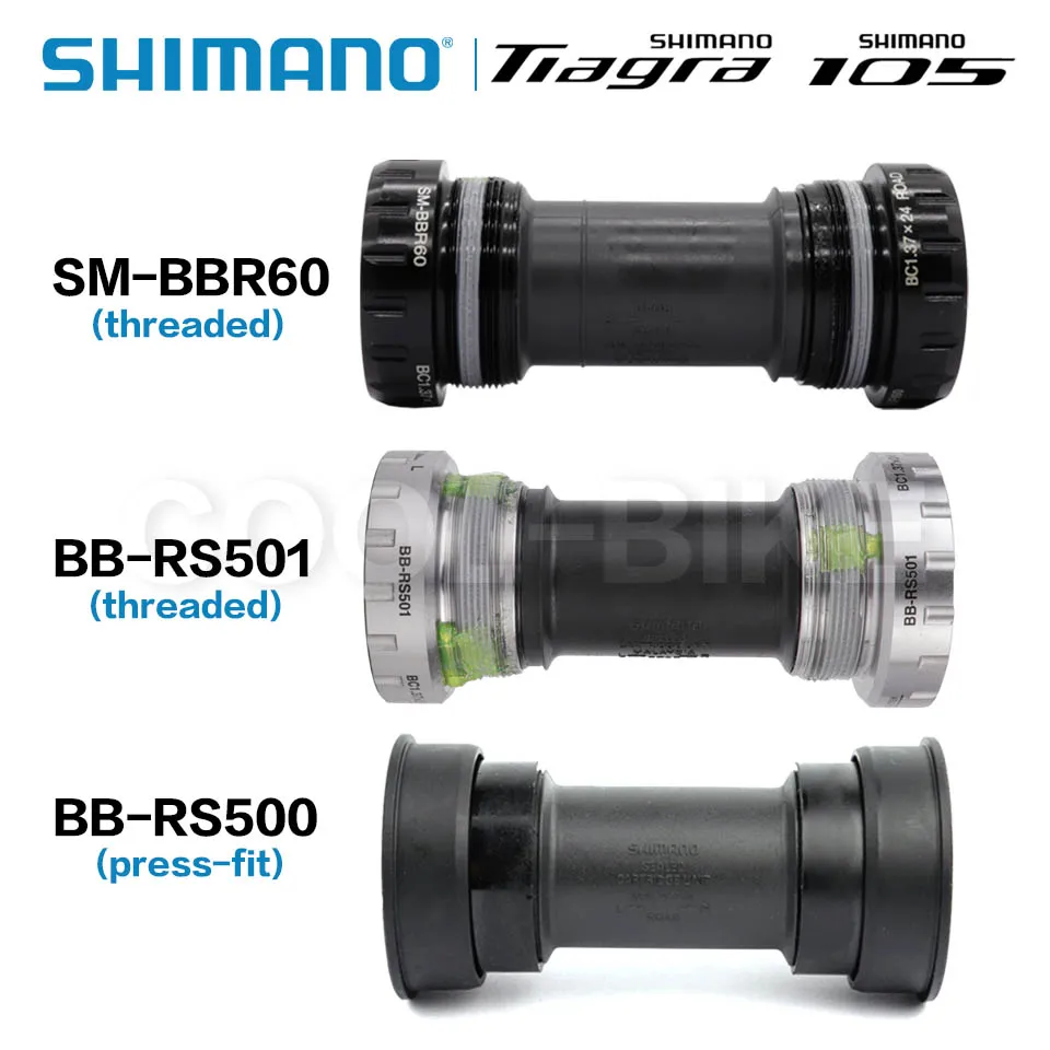 Shimano ULTEGRA UT 105 TIAGRA SORA SM BB72 BB71 BBR60 RS500 RS501 Hollowtech II Road Bike Bottom ...