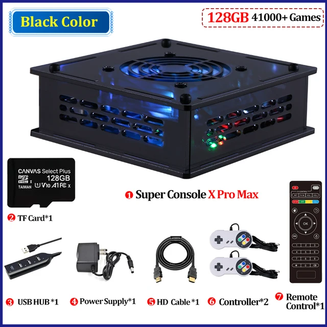 Super Console X Pro Max Dual System 4K HD Video Game Console Support ...