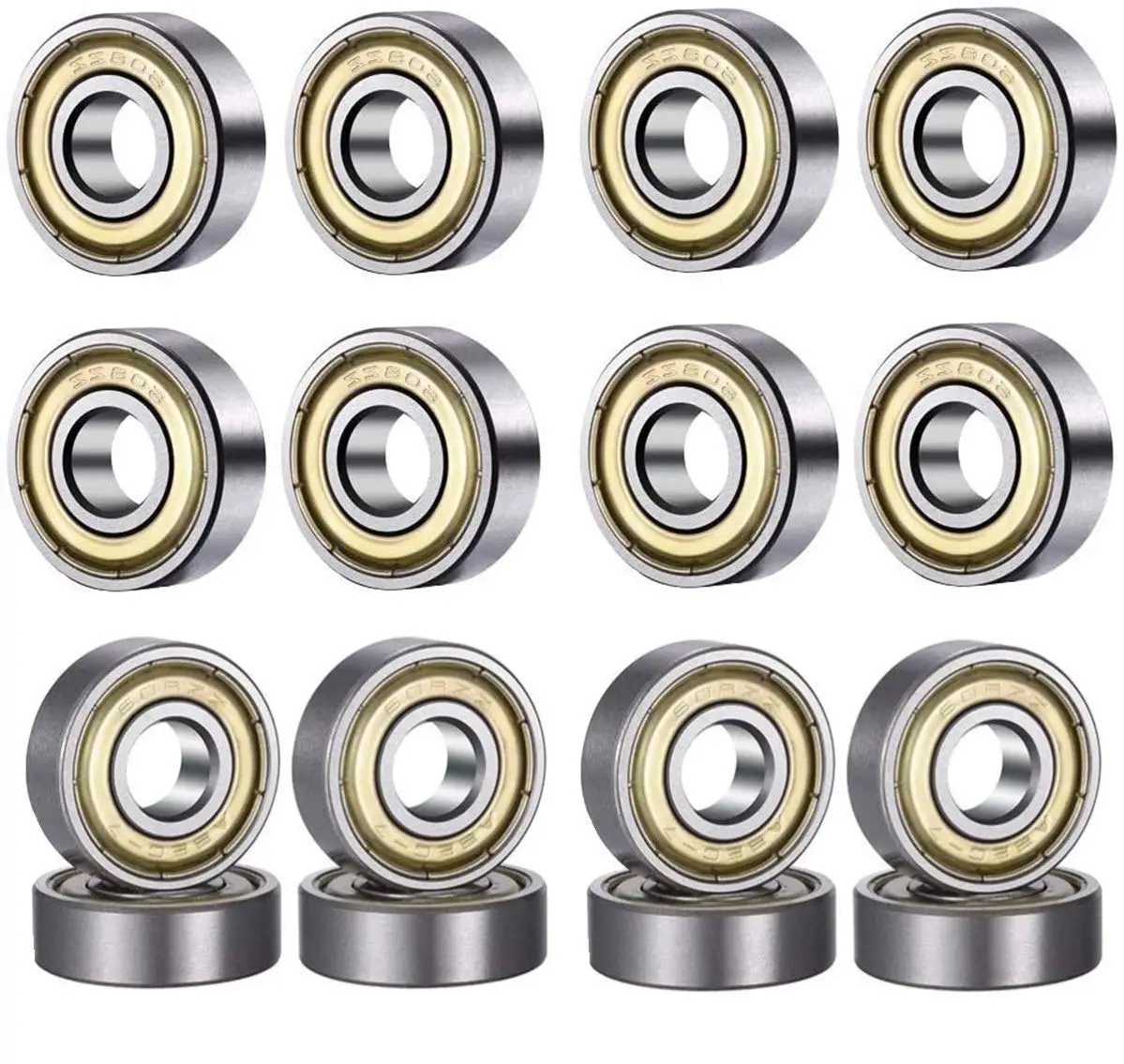 10Pcs-608-ZZ-608RS-Ball-Bearings-608ZZ-Metal-Double-Shielded-Miniature-Deep-Groove-Skateboard ...