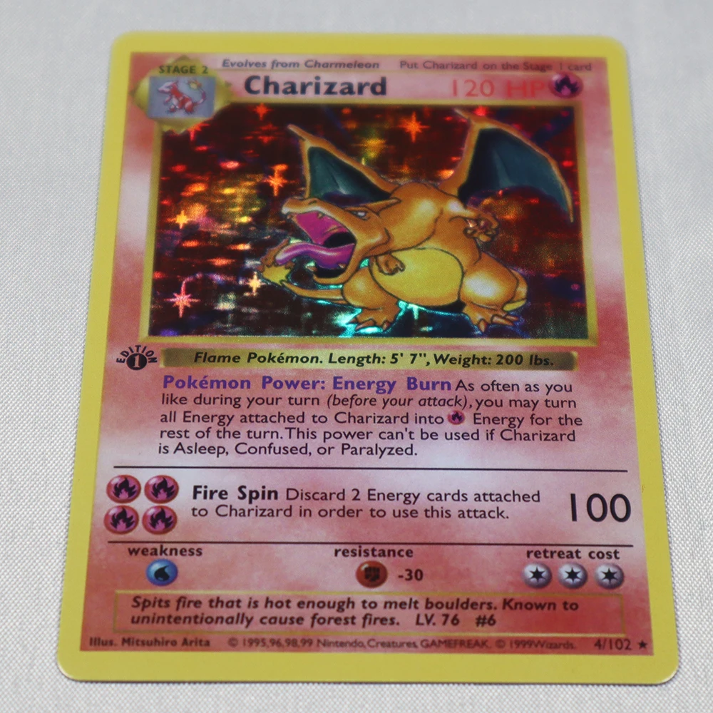 Holographic Charizard Pokemon Card