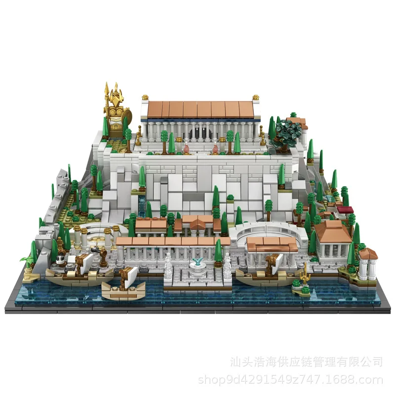 MOC-Retro-Temple-Greece-Acropolis-of-Athens-Palace-Building-Blocks-Set ...