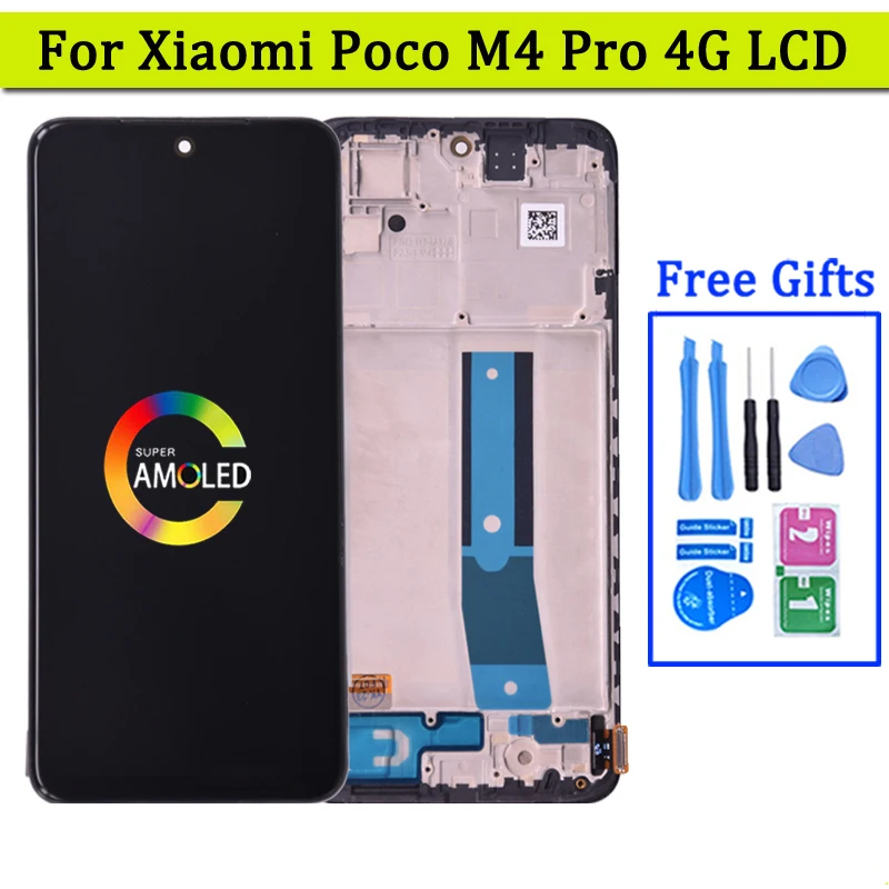 Display-LCD-Painel-de-tela-sens-vel-ao-toque-para-Xiaomi-Poco-M4-Pro-4G ...