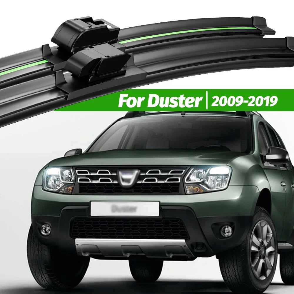 For-Dacia-Duster-2009-2019-2pcs-Front-Windshield-Wiper-Blades-2010-2011 ...