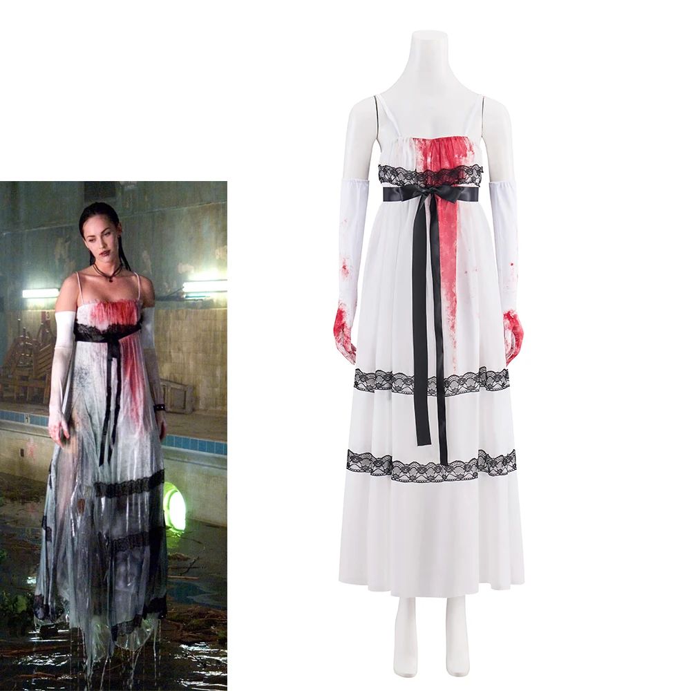 Horror Movie Jennifer's Body Cosplay Costume Woman's Dress Halloween ...