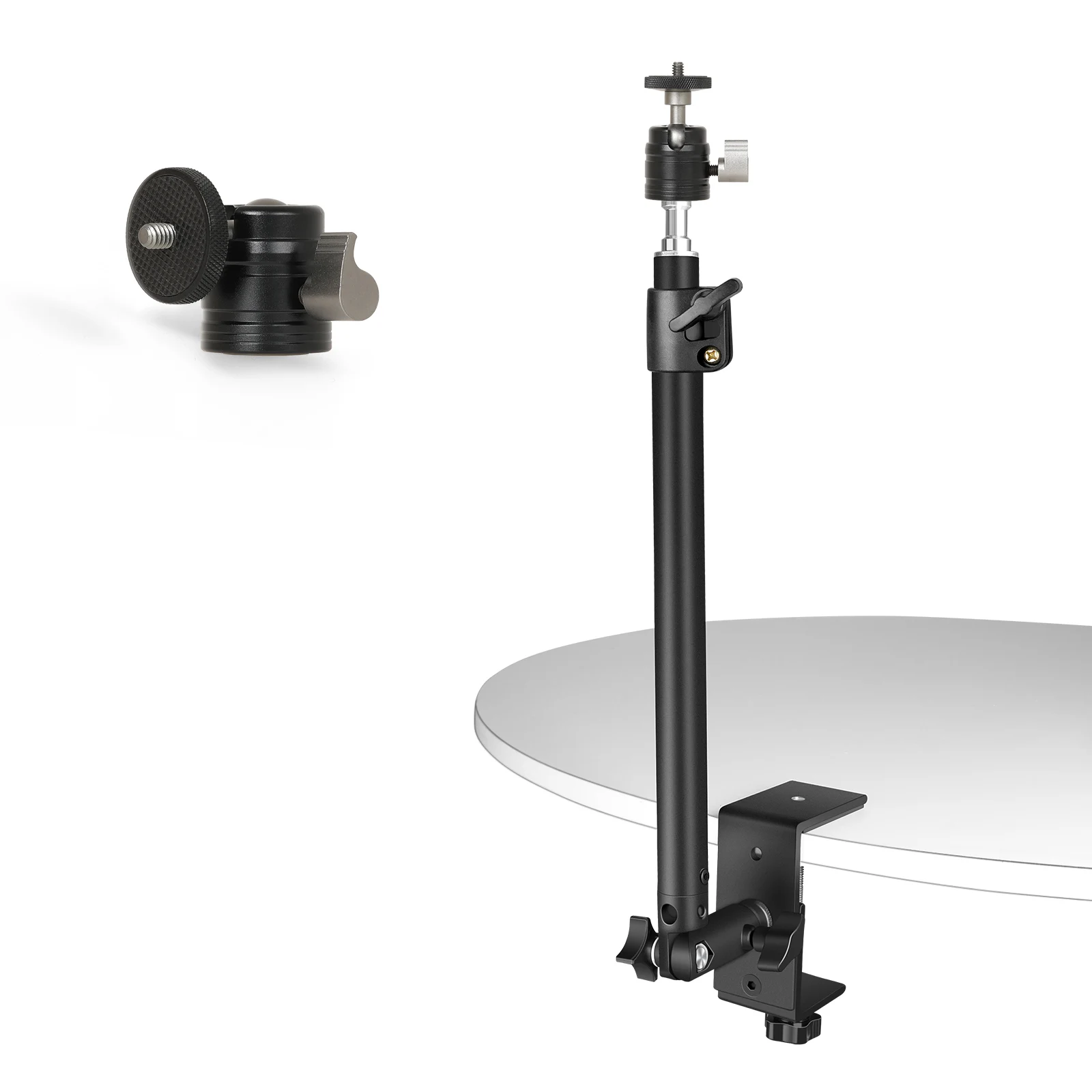 SH-Desktop-Clip-Tripod-Standing-Desk-Monitor-with-1-4-Ball-Head-Table ...