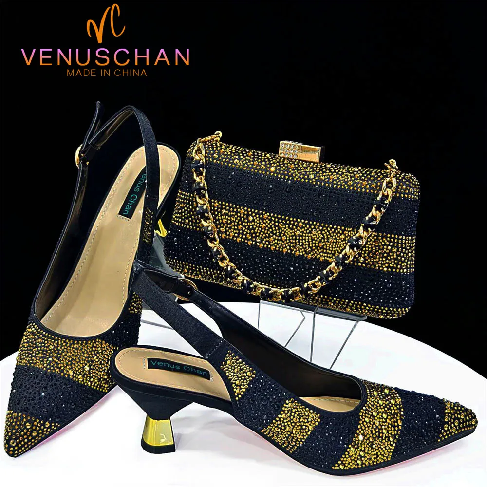 Venus-Chan-Elegant-High-Heels-Shoes-and-Bag-Set-for-Women-Pointed-Toe ...