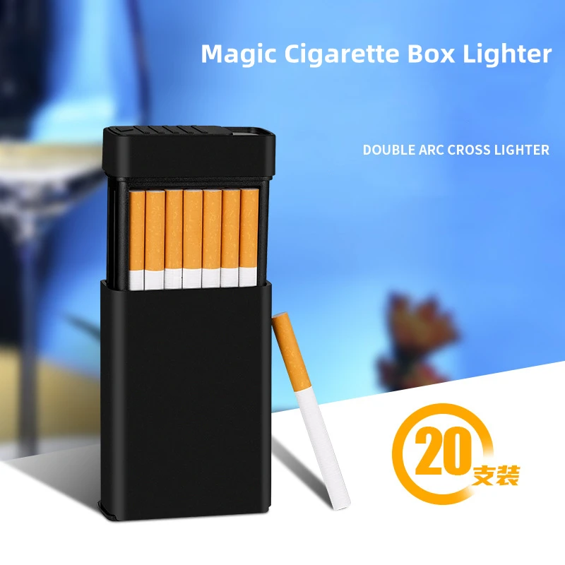 Magic-Cigarette-Case-Lighter-for-Smoking-Portable-Anti-pressure-Type-C ...