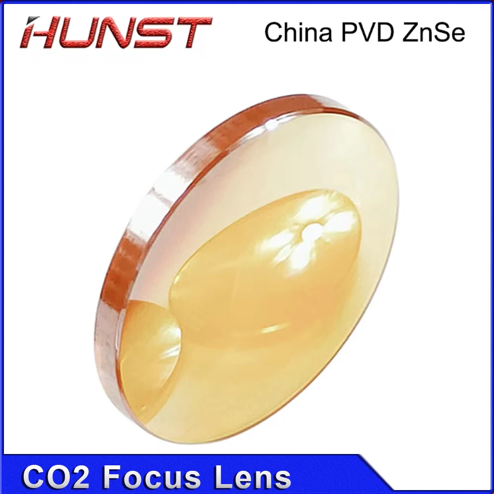 HUNST China Co2 PVD ZnSe Focus Lens Dia 12mm 18mm 19mm 20mm FL 38.1 50. ...