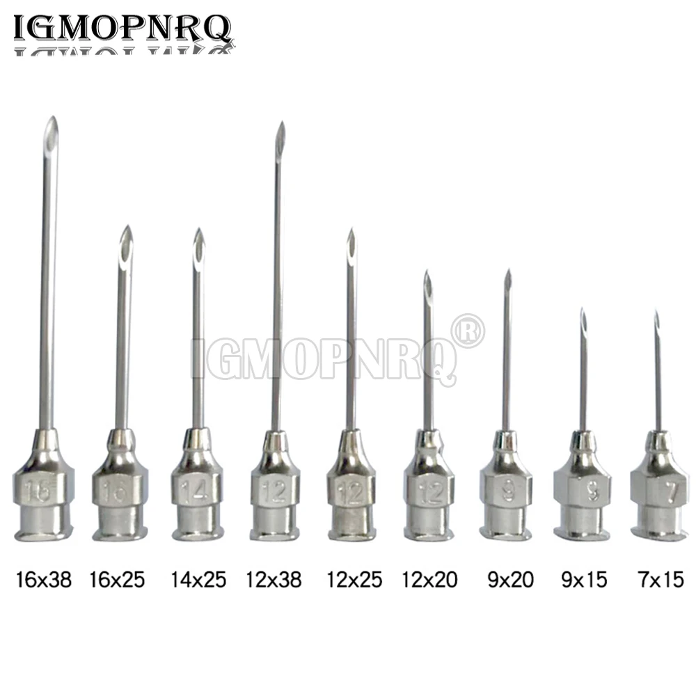 10PCS-5x20-5-5-20-5MM-Syringe-Stainless-Steel-Needle-Veterinary-Needle ...
