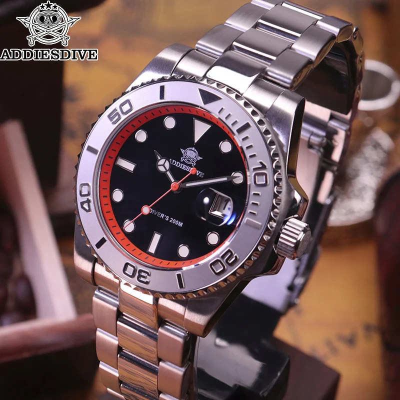 ADDIESDIVE Reloj para Hombre BGW9 Super Luminoso Acero Inoxidable 316L ...