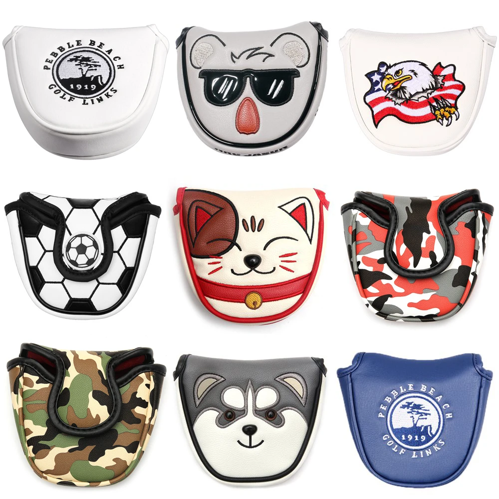 Magnetic Closure Customized Golf Mallet Putter Covers Headcover ...