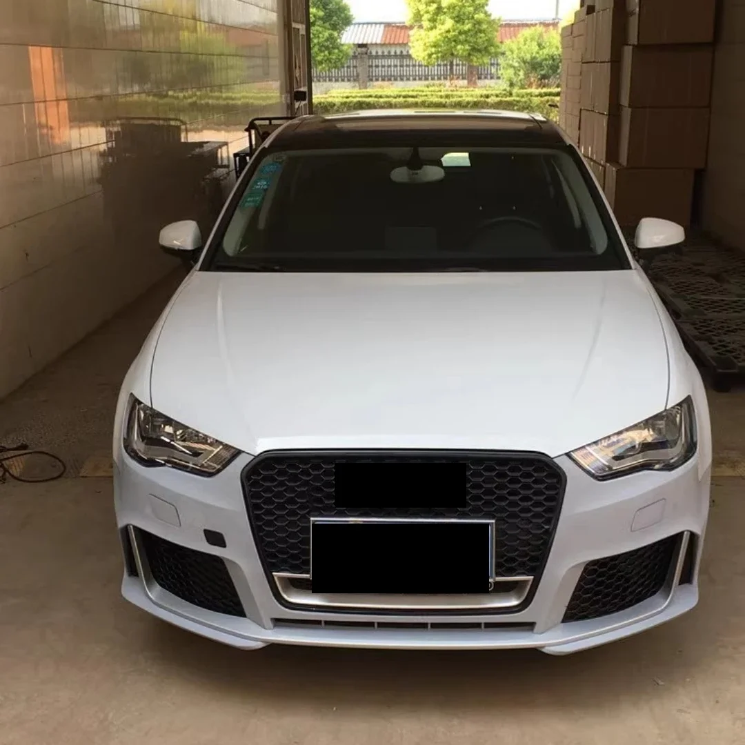 Body-Kit-Front-bumper-Grill-Grid-Mask-rear-lip-assembly-for-Audi-A3-S3 ...