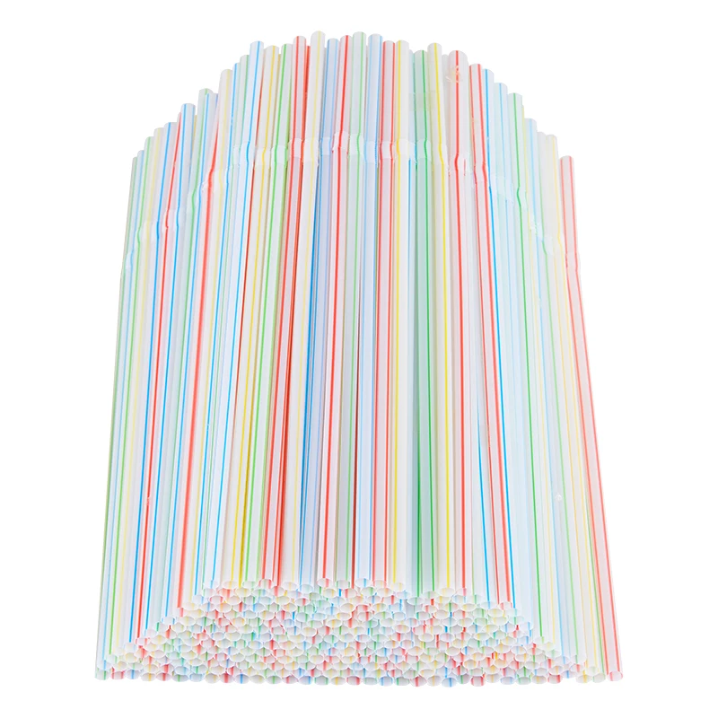 50 1000 Stuks Multicolor Kunststof Rietjes Voor Wedding Party Supplies ...