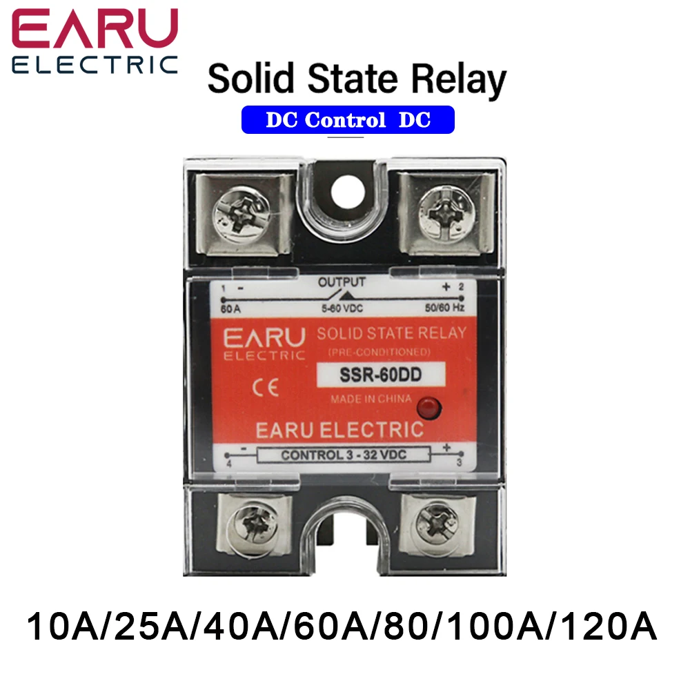 SSR-25DD-SSR-40DD-SSR-10A-60A-80A-100A-Single-Phase-Solid-State-Relay ...