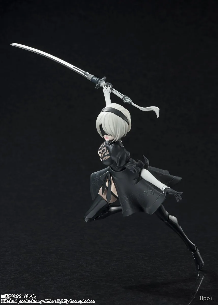 В наличии Оригинальные BANDAI S.H. Фигуртс SHF 2B Yorha No. 2 Type B ...