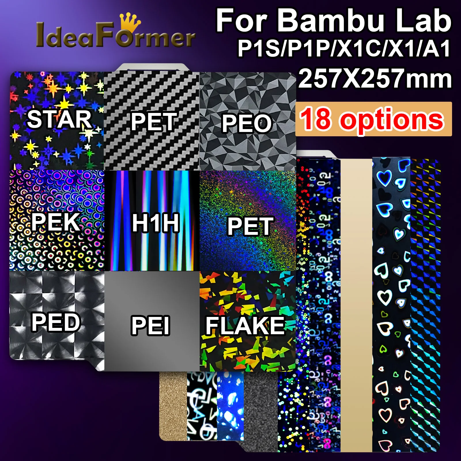 257x257mm-pour-plaque-de-construction-de-laboratoire-Bambu-A1 ...