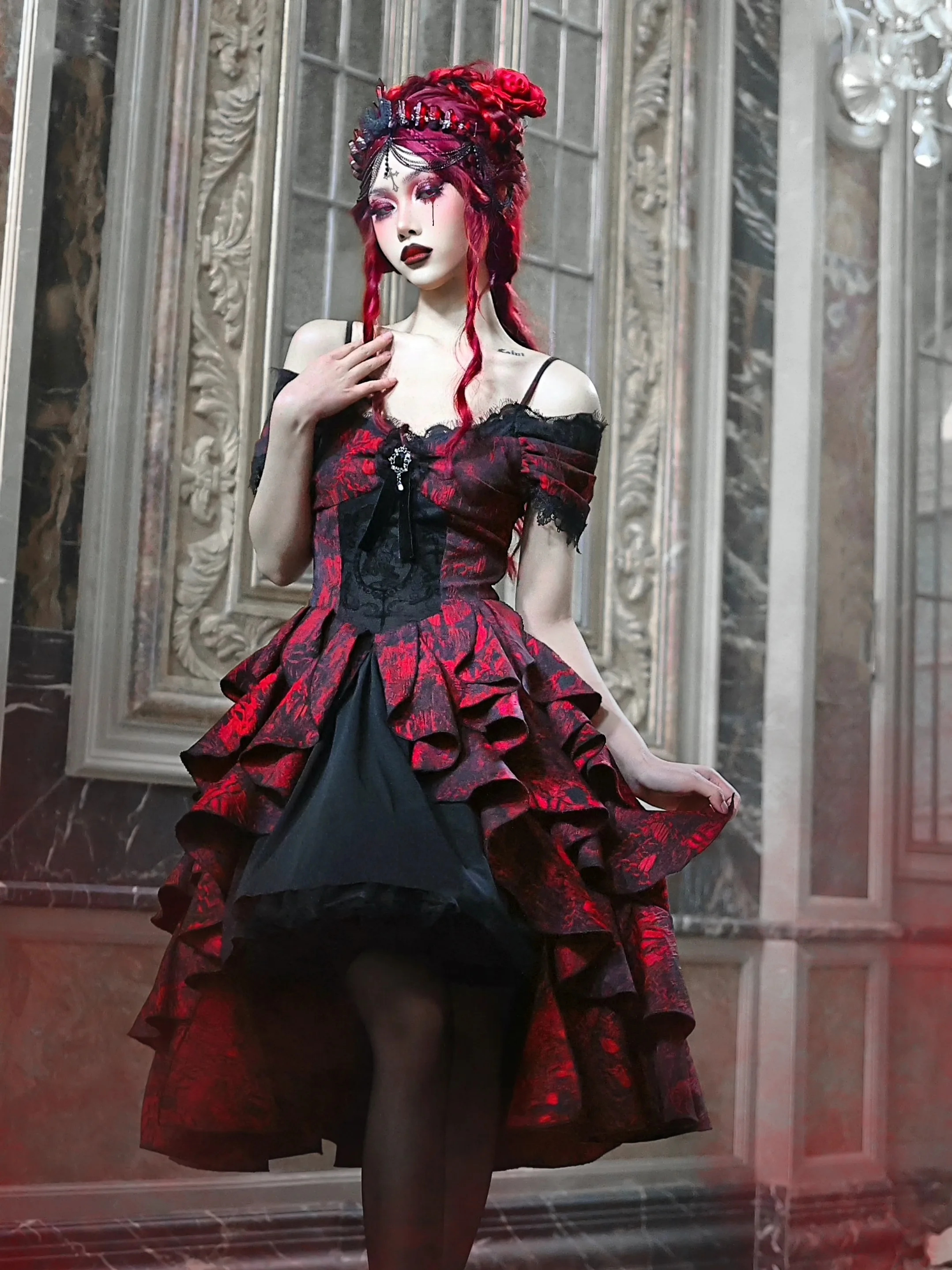 Red Gothic Dresses