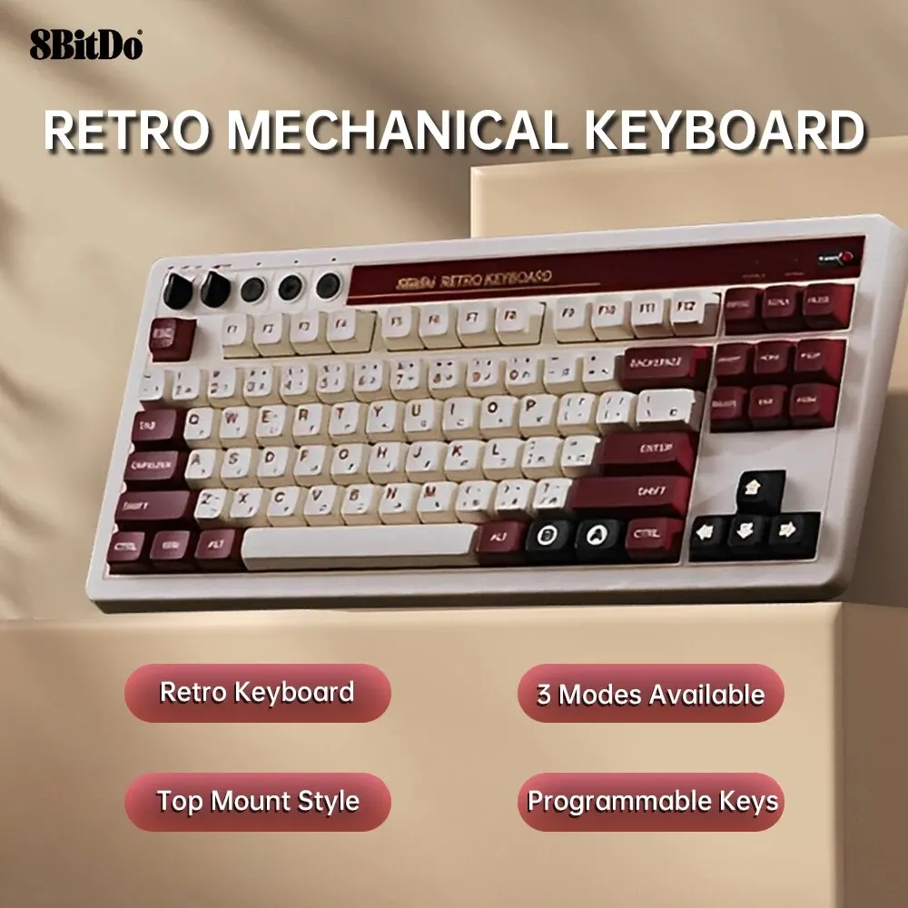 8BitDo-Retro-Mechanical-Keyboard-Bluetooth2-4G-Gaming-Keyboards-87-Key ...