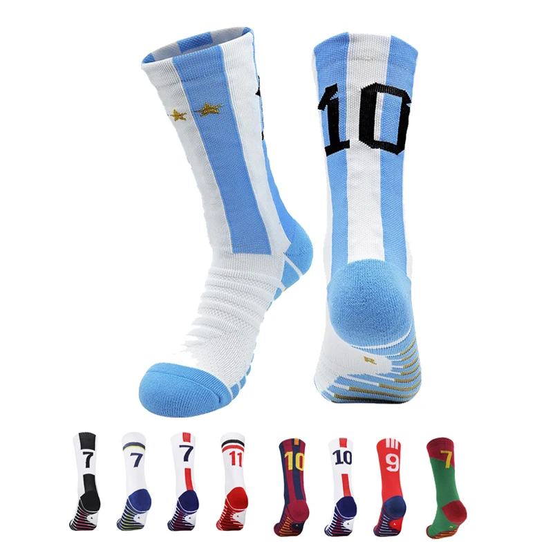 Professional-soccer-socks-Paris-Club-Star-number-football-sock-Men-s ...