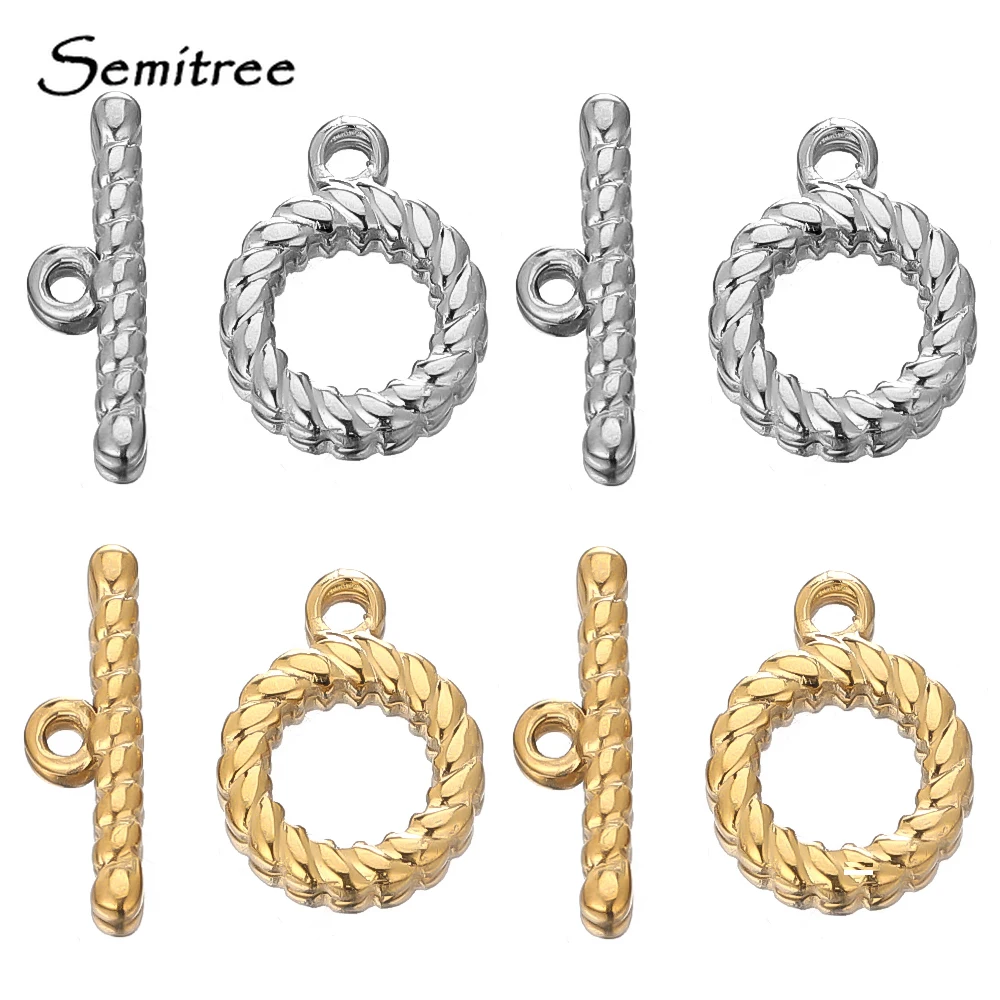 4-Sets-Stainless-Steel-Twisted-Rope-Toggle-OT-Clasp-DIY-Jewelry-Making ...
