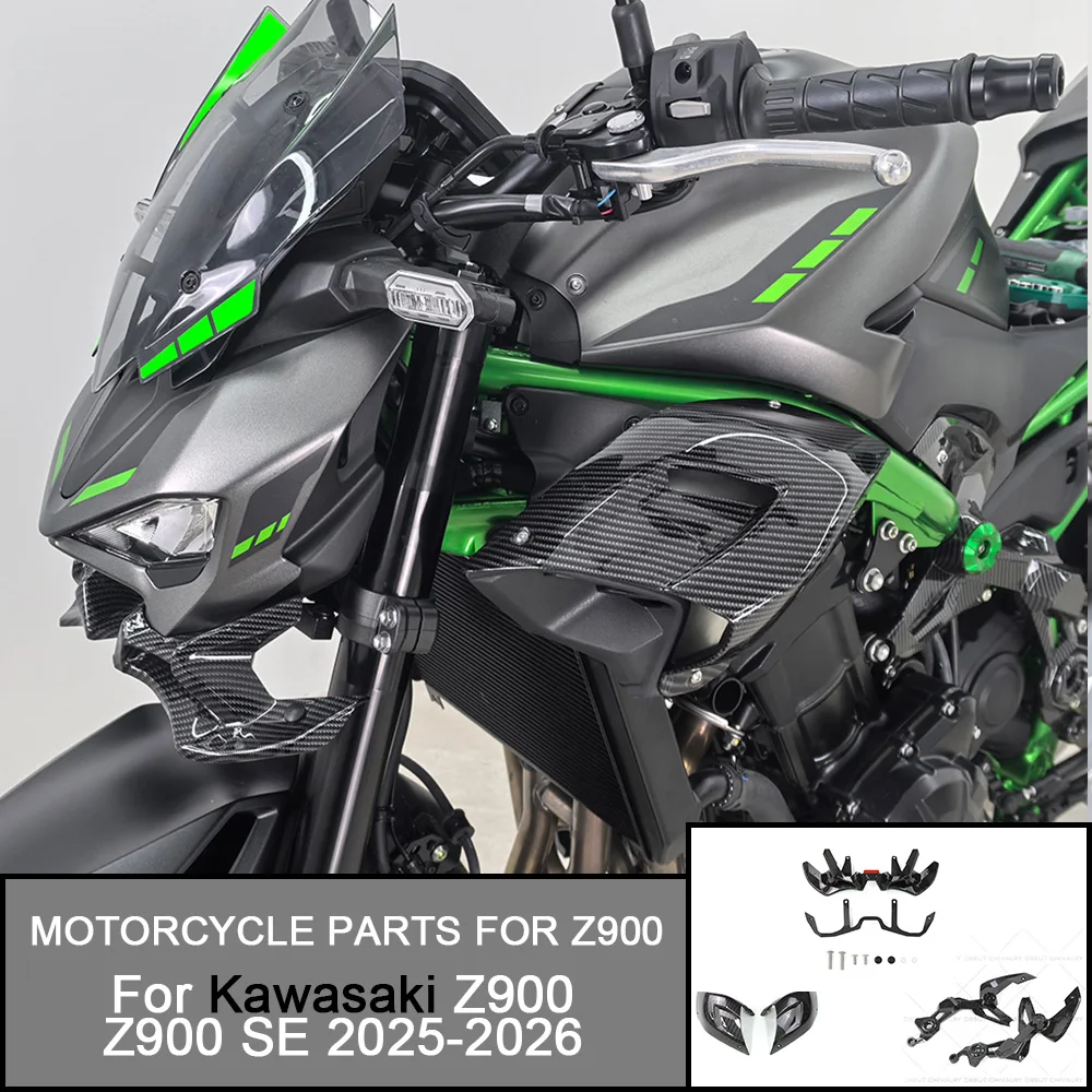 Motorcycle Front Spoiler Winglet Side Fairing Panel Trim Frame Body ...