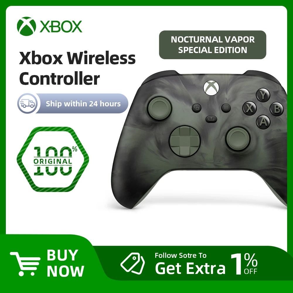 Microsoft-Xbox-Wireless-Controller-Nocturnal-Vapor-Edition-100-Original ...