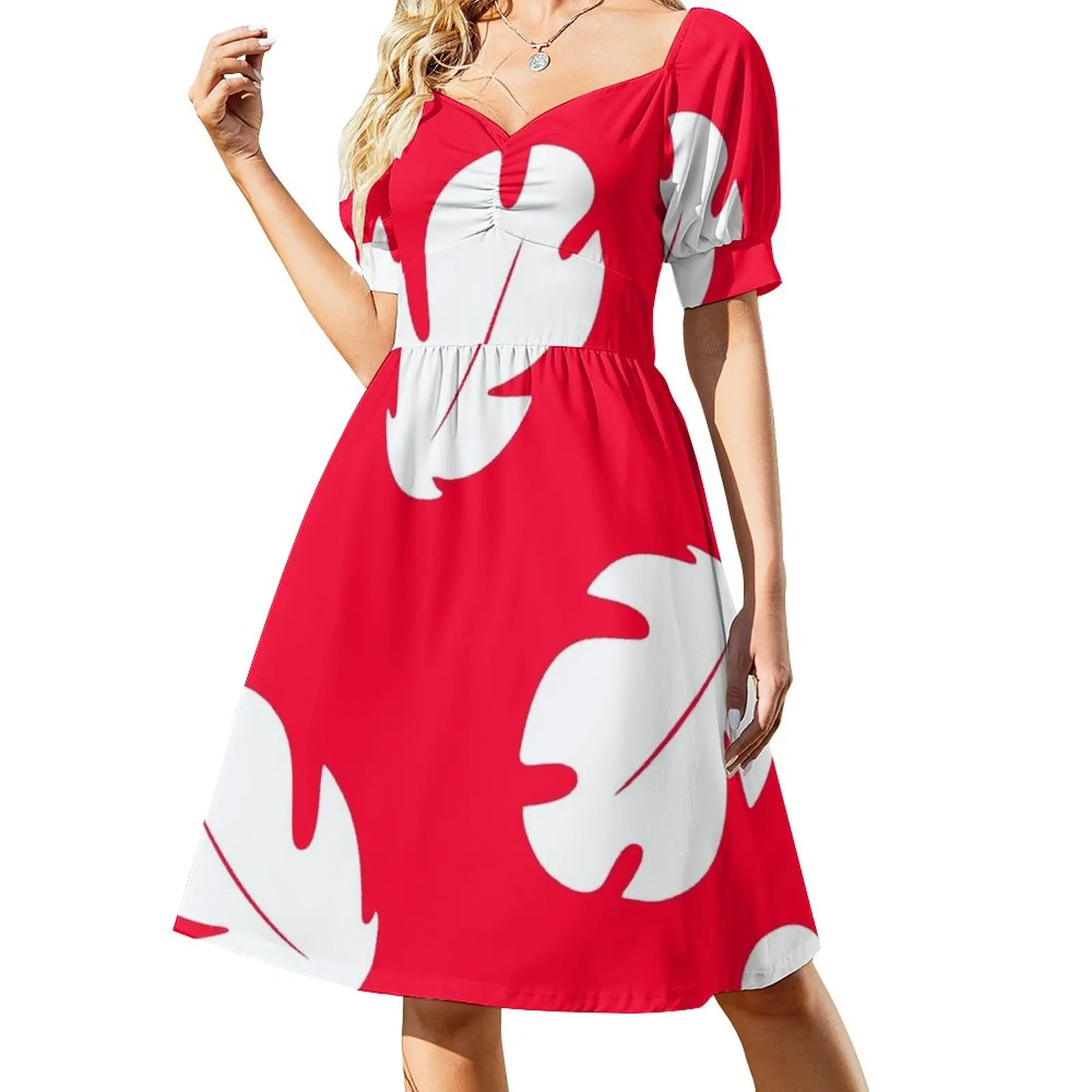 Lilo-Hawaiian-Floral-Leaves-Dress-dress-women-elegant-luxury-Women-s ...