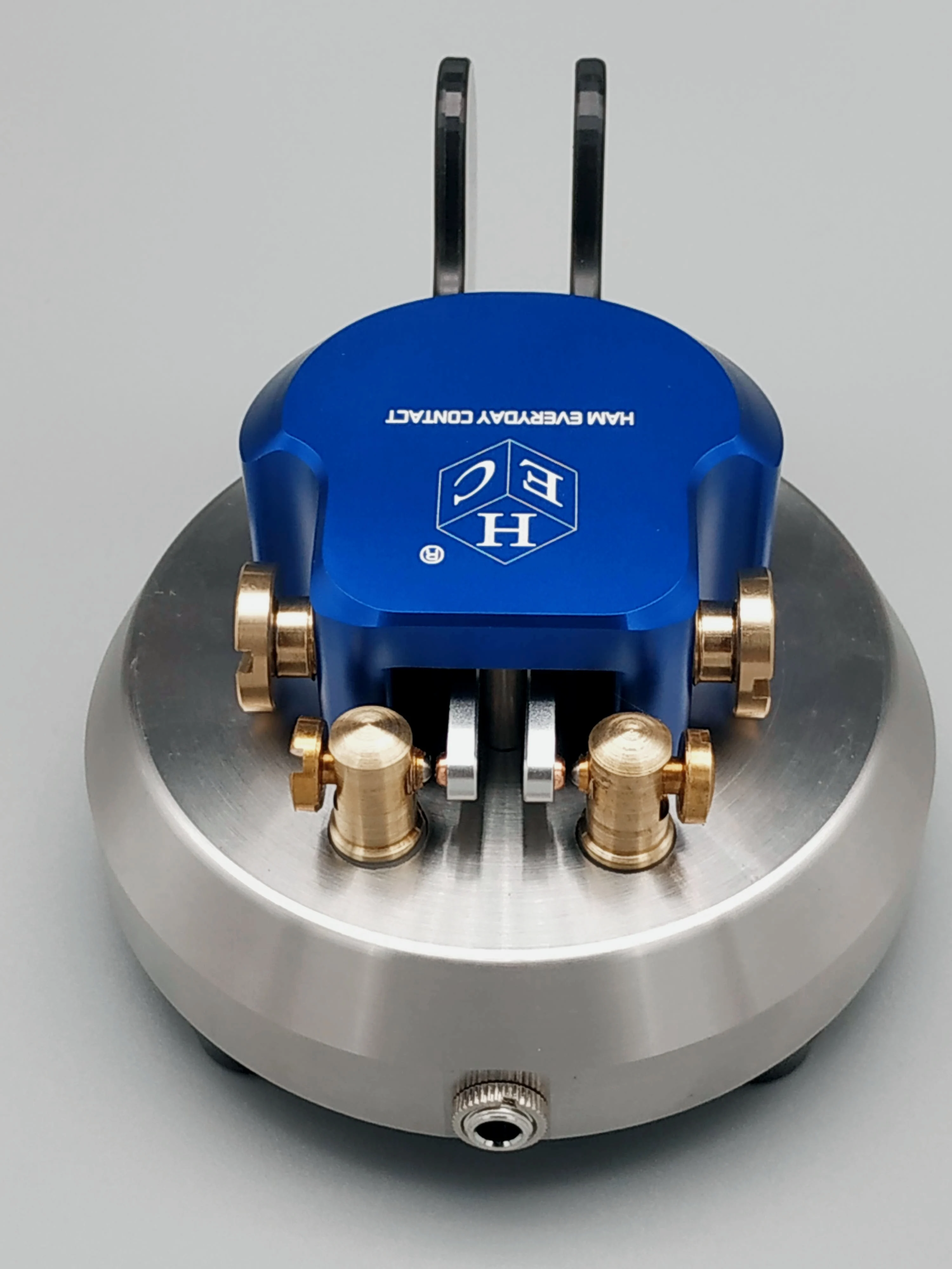 HEC-Semi-Closed-Telegraph-Key-Auto-Dual-Paddle-CW-Key-Stainless-Steel ...