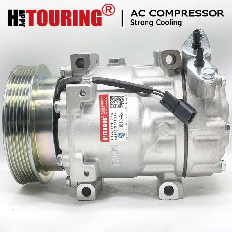 SD7V16 AC Compressor For Renault Dacia Logan 8200866451 8200802608 ...