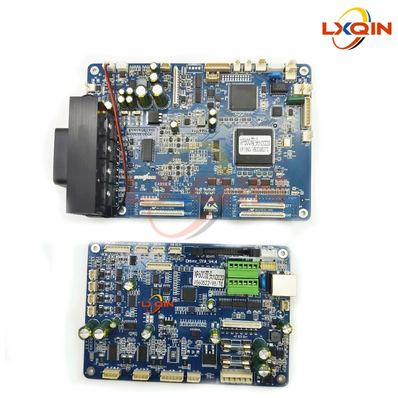 LXQIN Senyang xp600 board double head carriage board xp600 main board ...