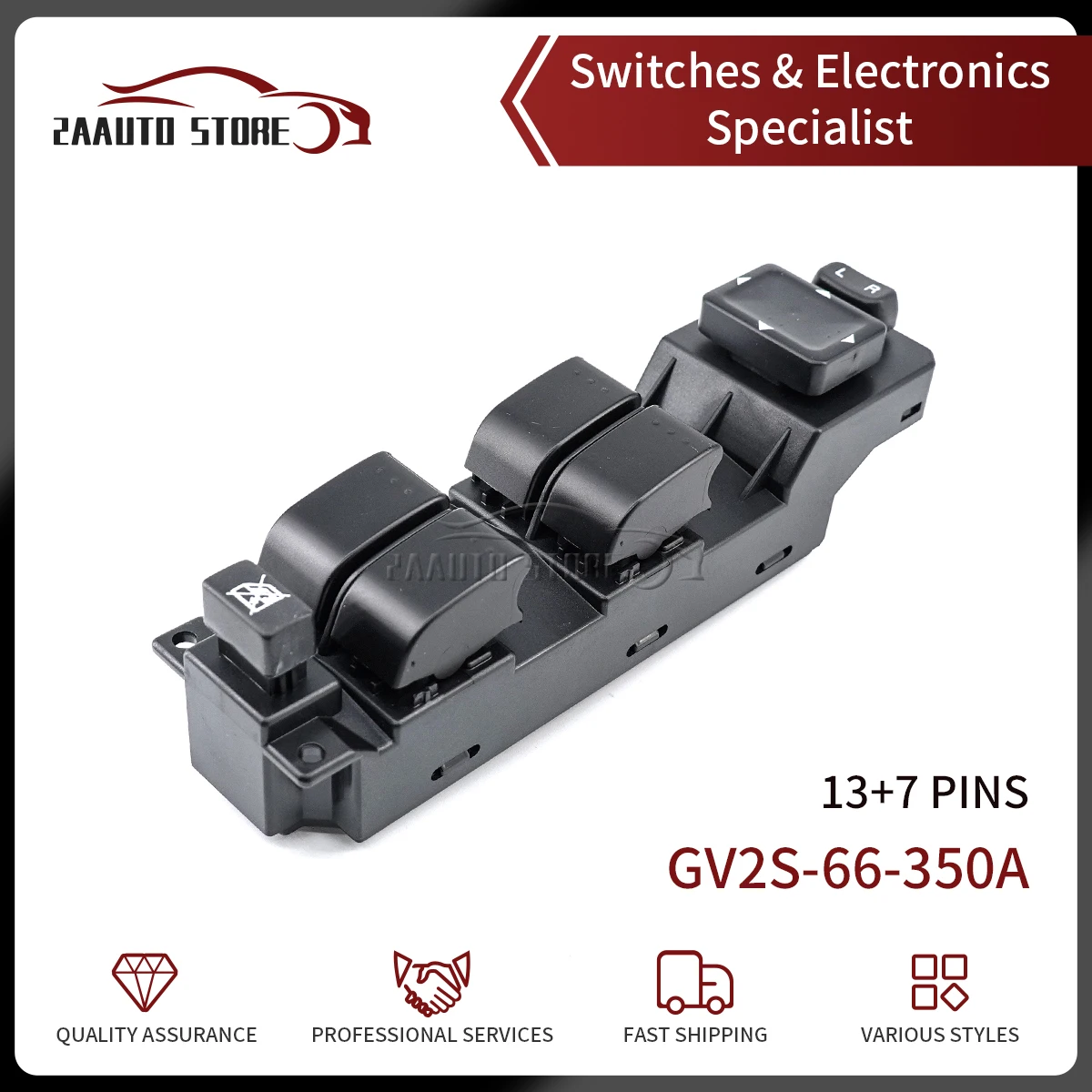 Interruptor de Ventanilla de Control maestro de energía eléctrica de ...