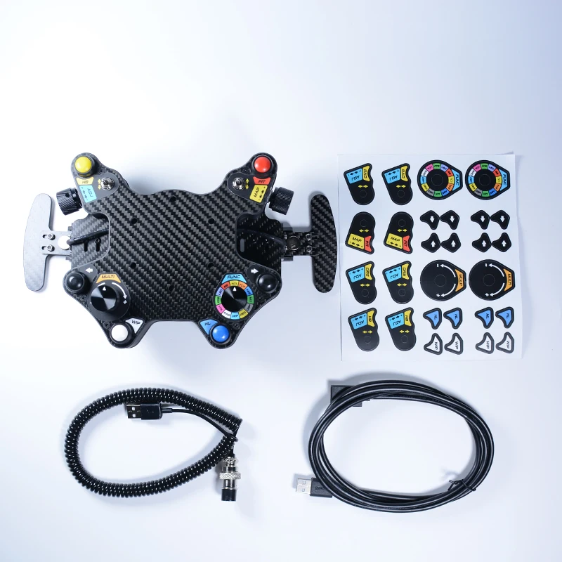 Simracing-steering-wheel-for-PC-control-Button-Racing-HUB-Instrument ...