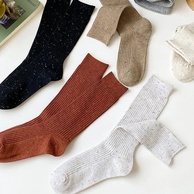 Women's Long Socks High Quality Autumn Winter Warm Thick Middle Tube ...