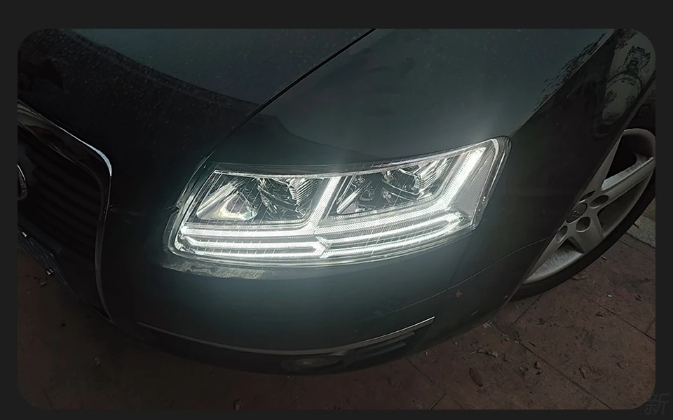 Audi A6 Headlights 2005-2011 A6 C5 C6 LED Headlight Dynamic Signal ...