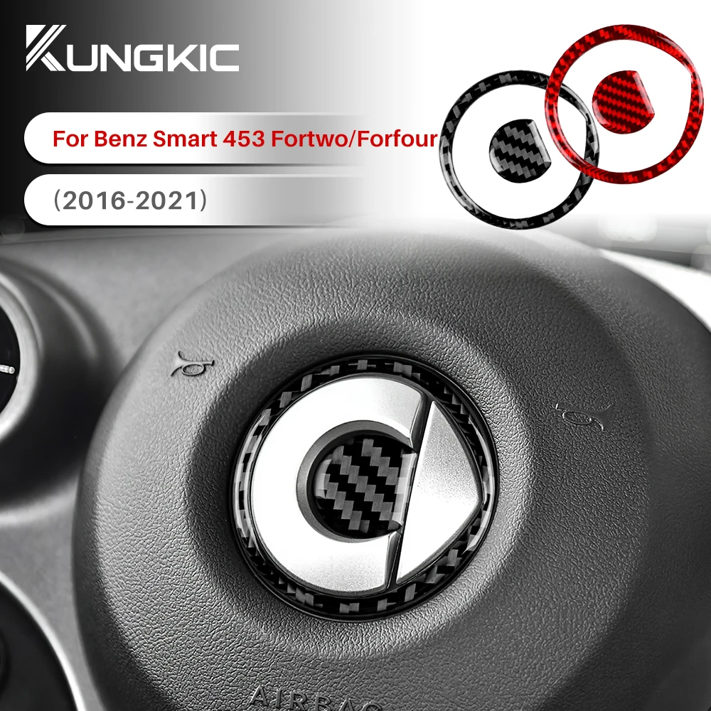 Real-Soft-Carbon-Fiber-Sticker-For-Mercedes-Benz-Smart-453-Fortwo ...