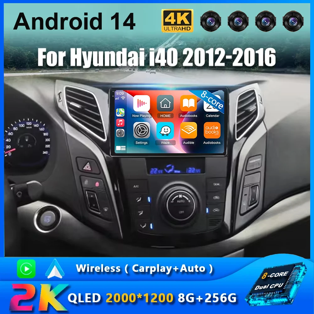 Android-14-Car-Radio-For-Hyundai-i40-2012-2013-2014-2015-2016-2-Din ...