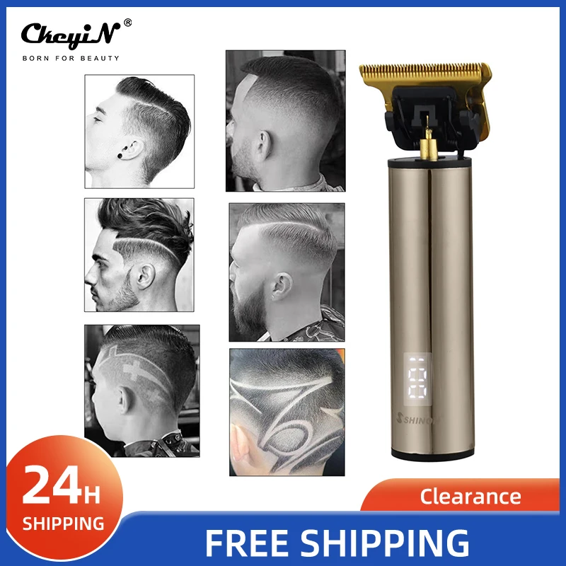 Usb Rechargeable Mini Hair Trimmer Barber Led Hair Clipper Machine Hair ...