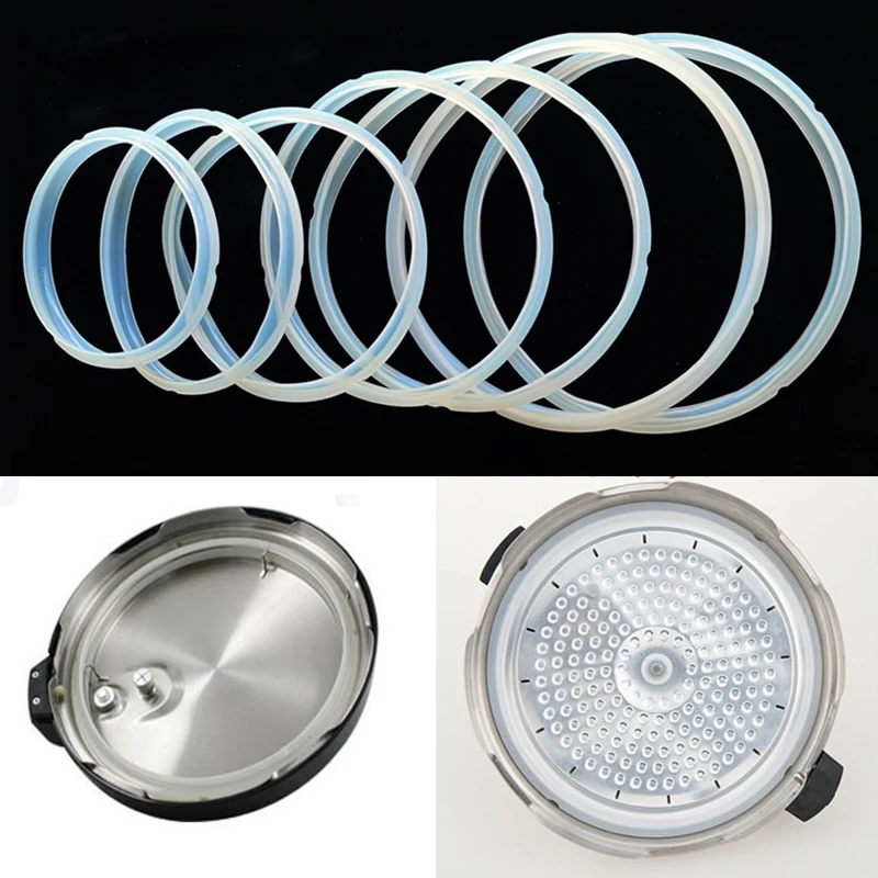 18/20/22/24cm Silicone Rubber Gasket Cooker Lid Sealing Ring Electric ...