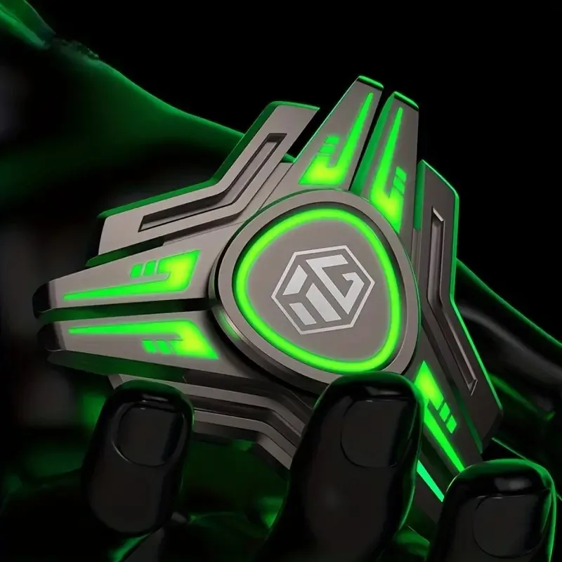 Luminous-Fingertip-Gyro-Set-EDC-Fidget-Toy-Metal-Hand-Spinner-ADHD ...