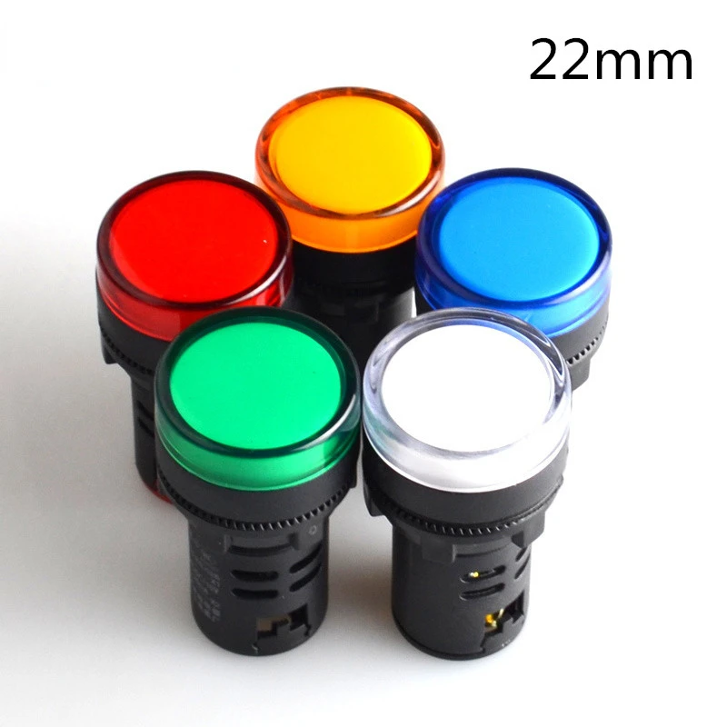 Led Indicator Light 220v 22mm | Led Indicator Lamp Ad16 22ds - 22mm ...