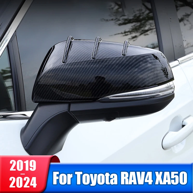 Car-Side-Rearview-Mirror-Cap-Cover-Shell-Trim-For-Toyota-RAV4-XA50-2019 ...