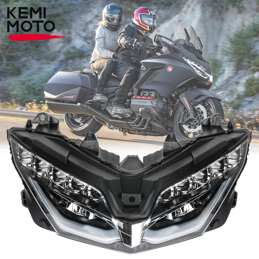 For-Honda-Goldwing-GL1800-Motorcycle-Headlight-Headlamp-Gold-Wing-GL ...