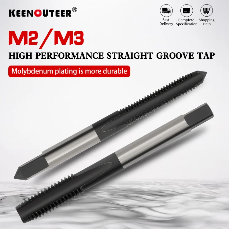 1PCS-5PCS-10PCS-HSS-M2-M3-Straight-Groove-Tap-With-Cobalt-And ...