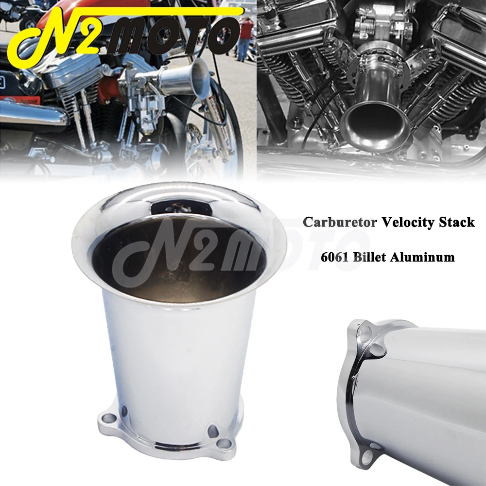 Aluminum-Motorcycle-Carburetor-Velocity-Stack-CV-Carburetor-Air-Filter ...