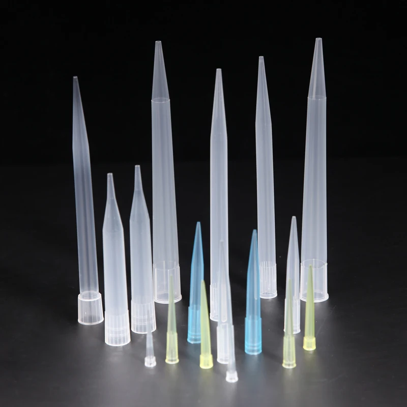 10ul 200ul 1000ul 5ml 10ml Lab Disposable PP Plastic Pipette Tips For ...
