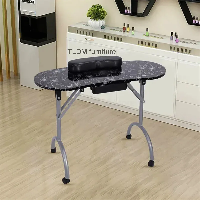 Foldable Nail Table for Nail Technician Designer Professional Nail ...