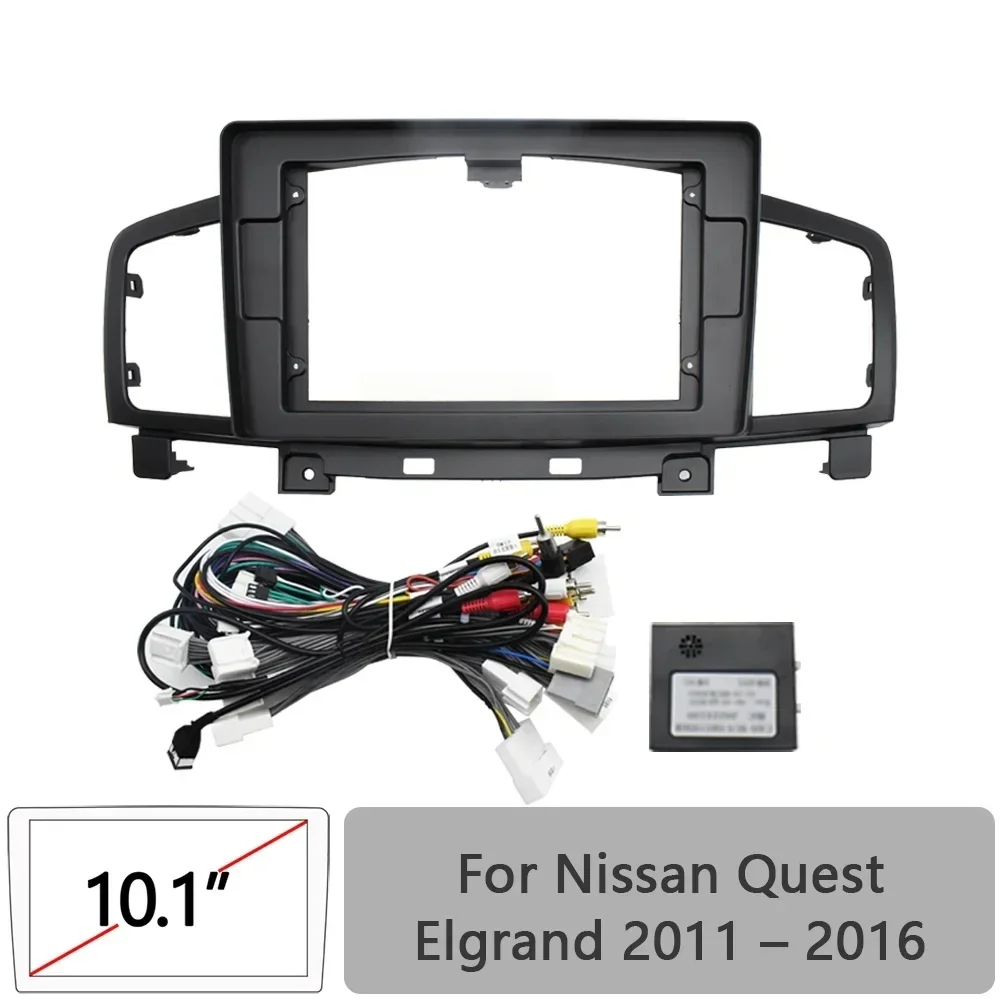 10 Inch Dashboard Installation Frame For Nissan Quest Elgrand E52 2011 ...