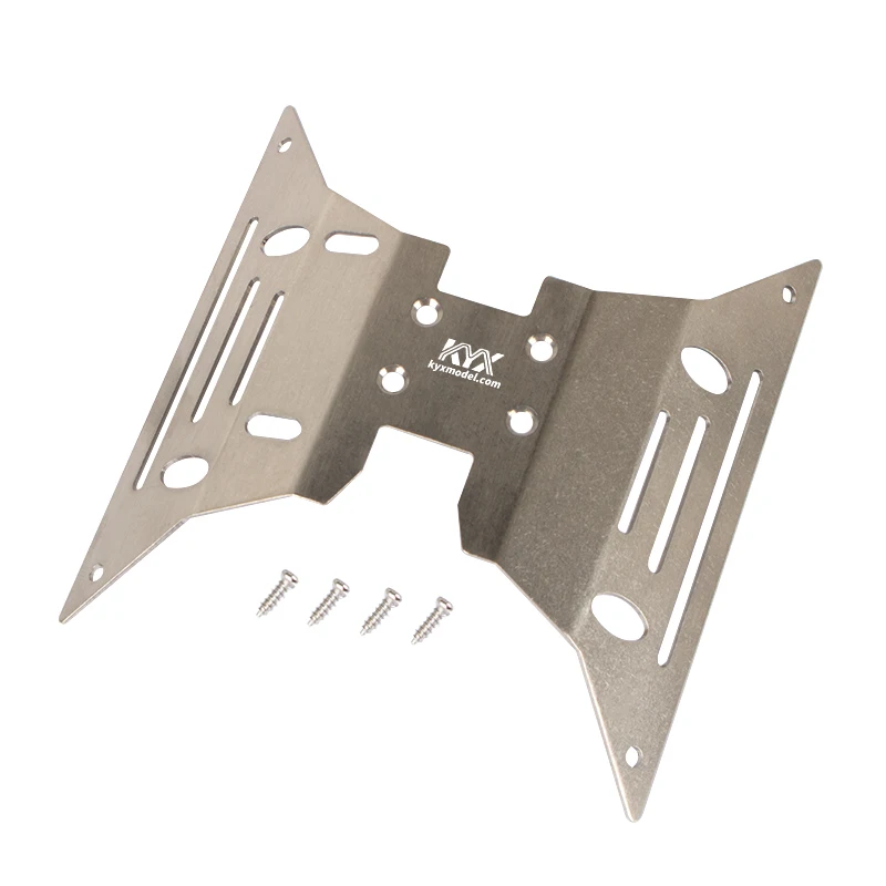 KYX Racing Stainless Steel Plate Skid Plate Protector Chassis Guard ...